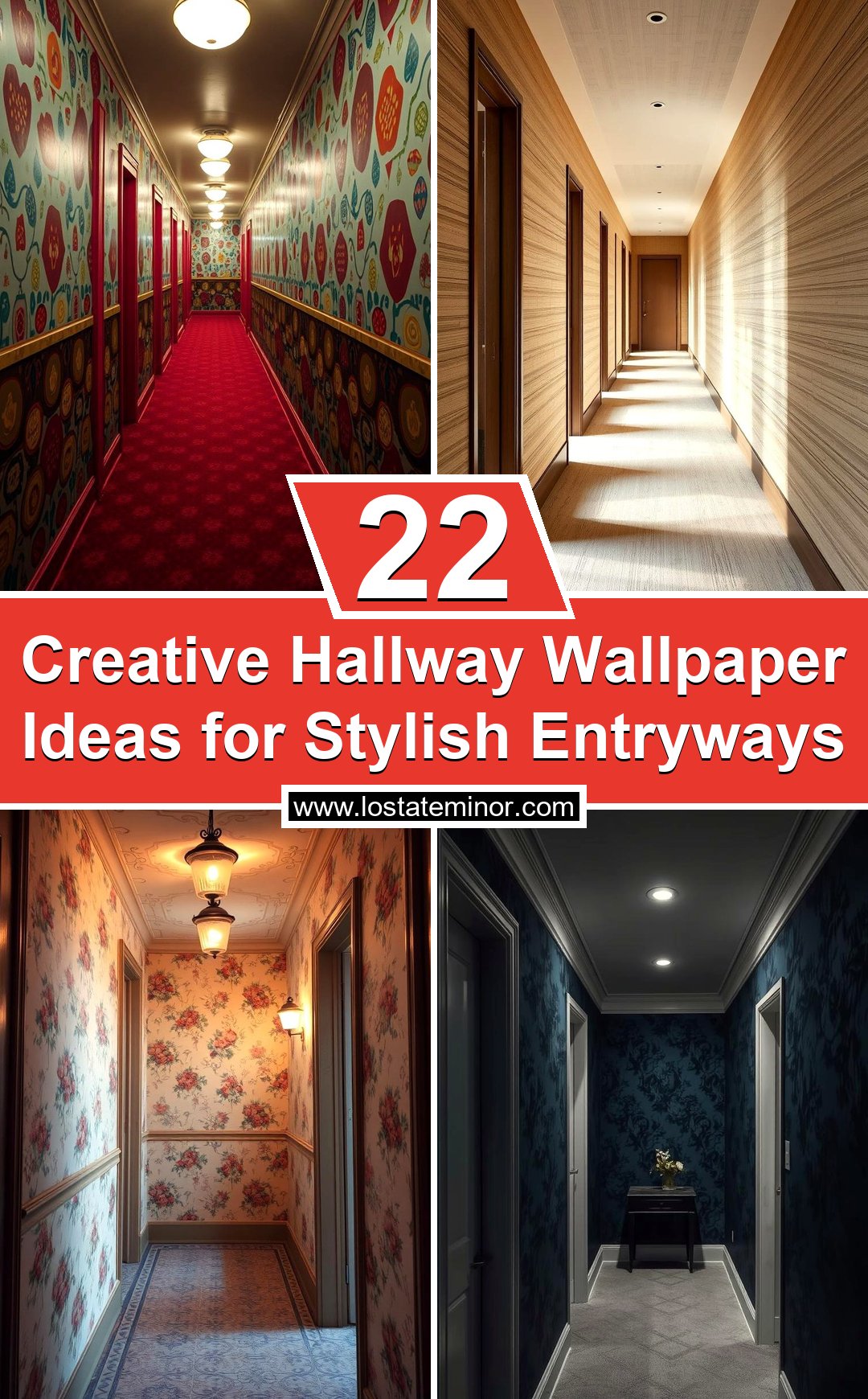 22 Creative Hallway Wallpaper Ideas for Stylish Entryways - Lost At E Minor
