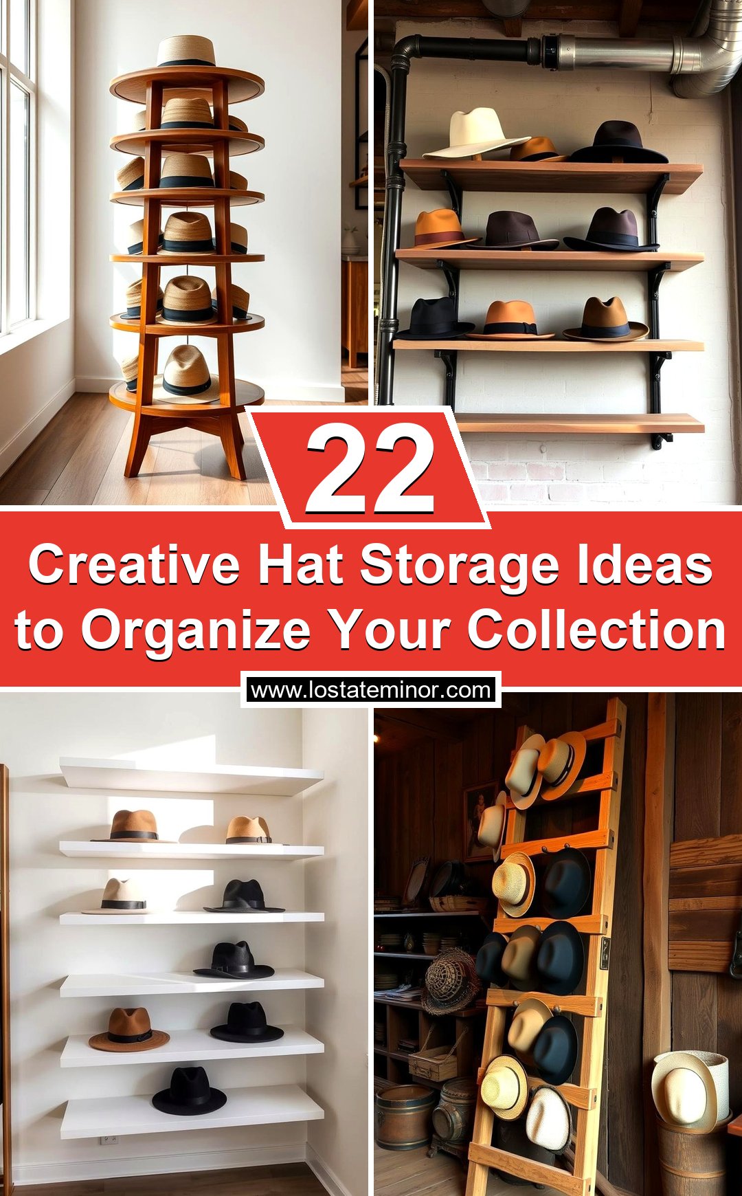 22 Creative Hat Storage Ideas to Organize Your Collection - Lost At E Minor