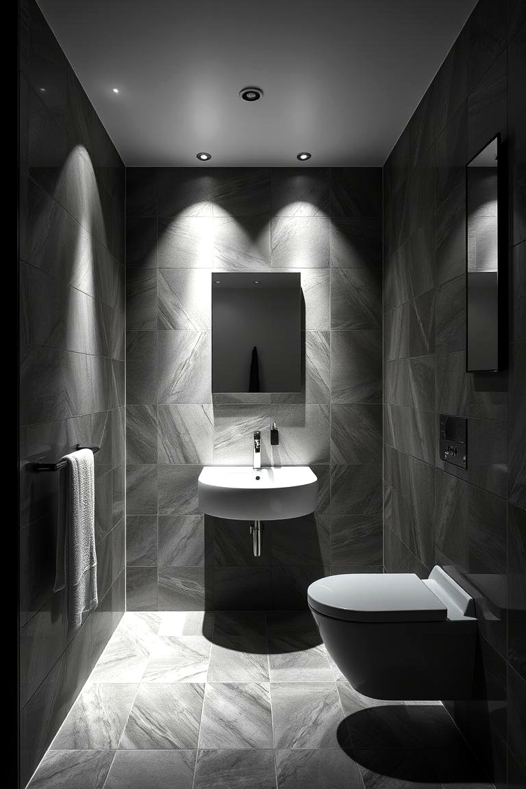 22 Grey Tile Bathroom Ideas for Modern Elegance - Lost At E Minor