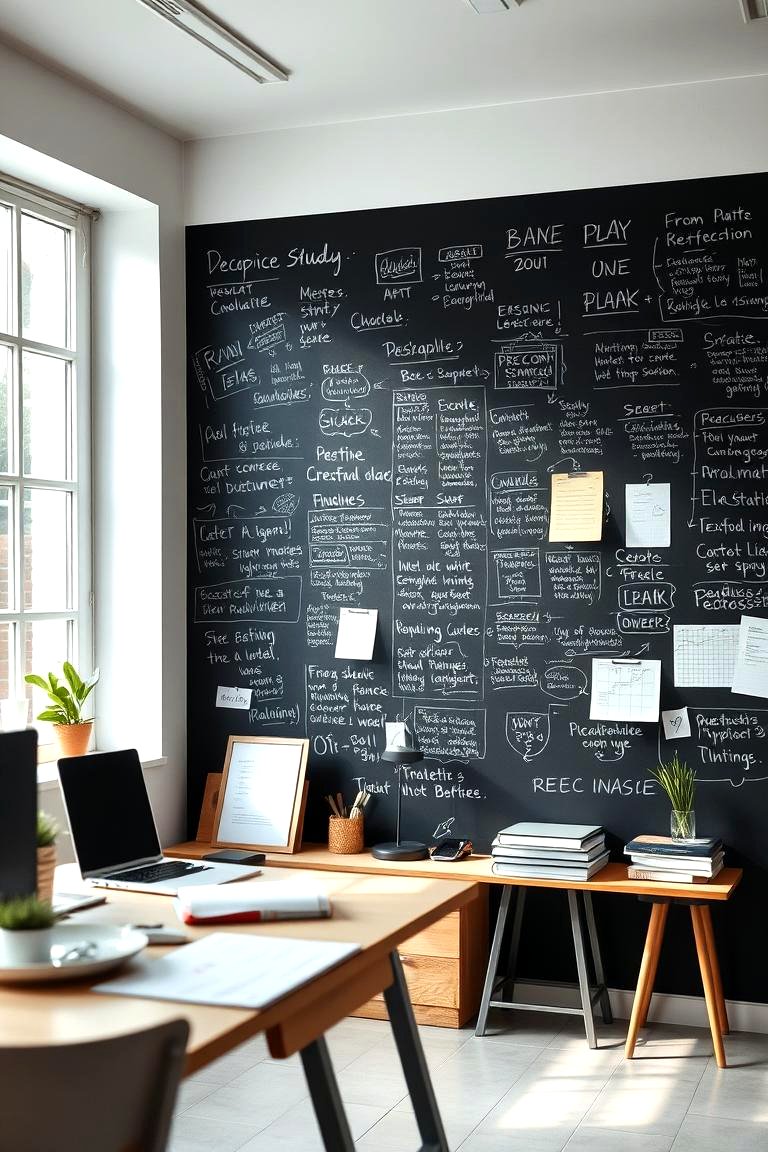 22 Chalkboard Wall Ideas for Creative Home Spaces - Lost At E Minor