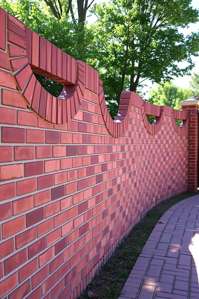 22 Brick Fence Designs for Privacy and Classic Style - Lost At E Minor
