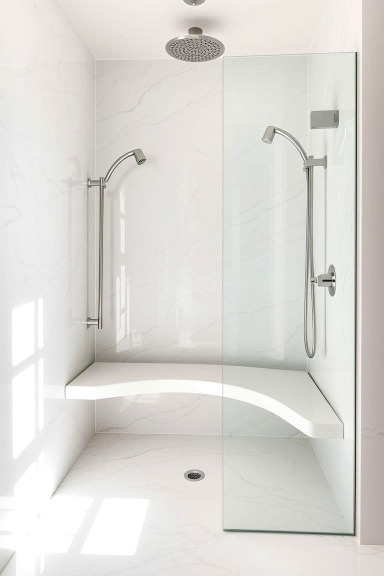 22 Functional Walk-In Shower Ideas With Bench Seating - Lost At E Minor