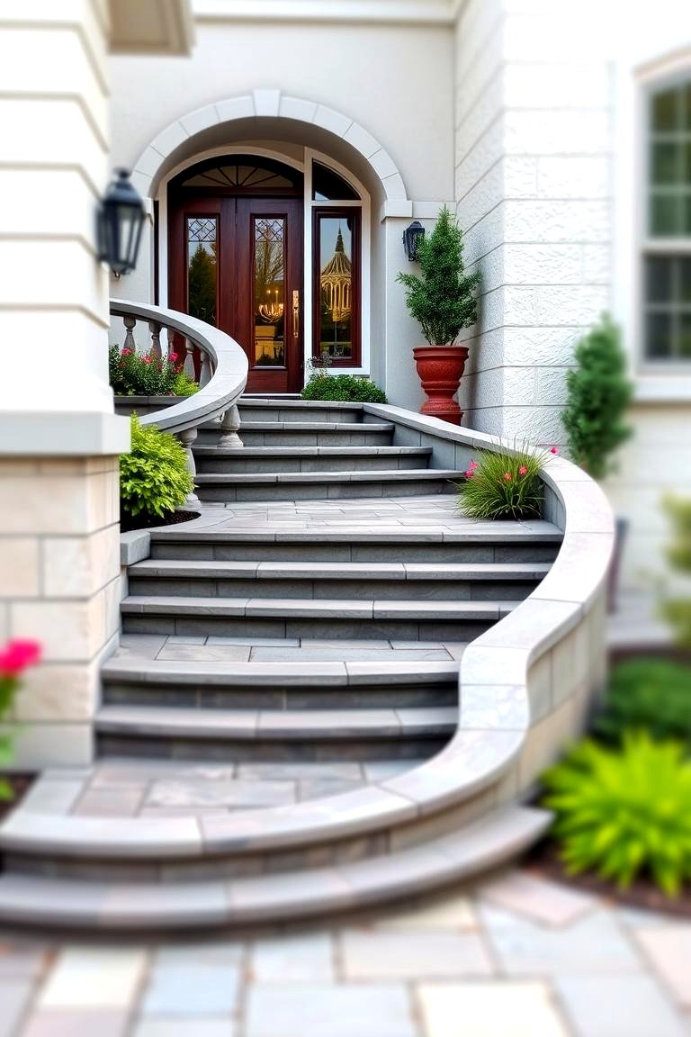 22 Welcoming Front Step Ideas to Upgrade Your Home's Entryway - Lost At ...