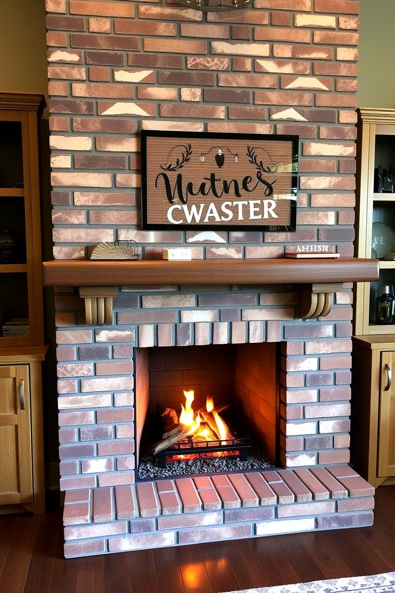 22 Brick Fireplace Ideas to Anchor Your Living Room Design - Lost At E ...