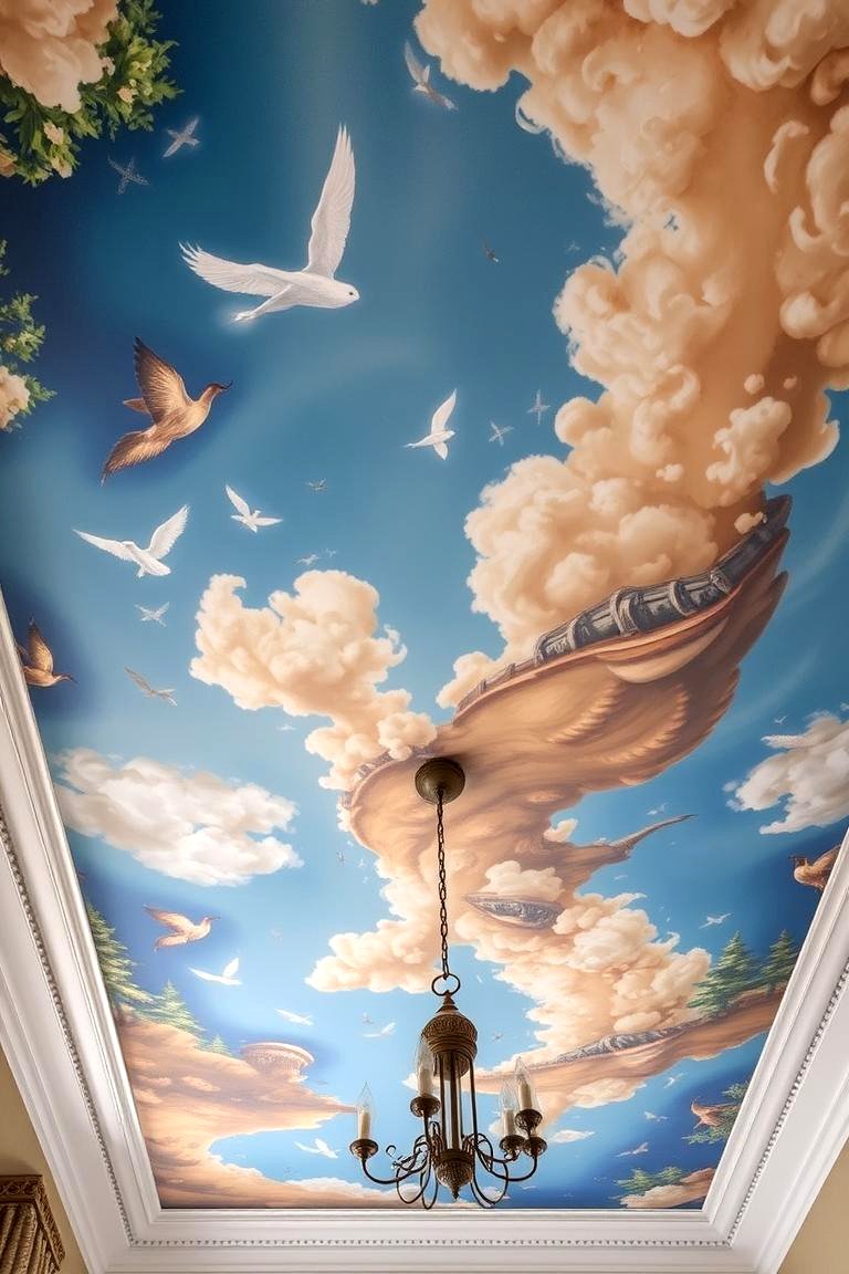 22 Ceiling Mural Ideas for Artistic Home Transformations - Lost At E Minor