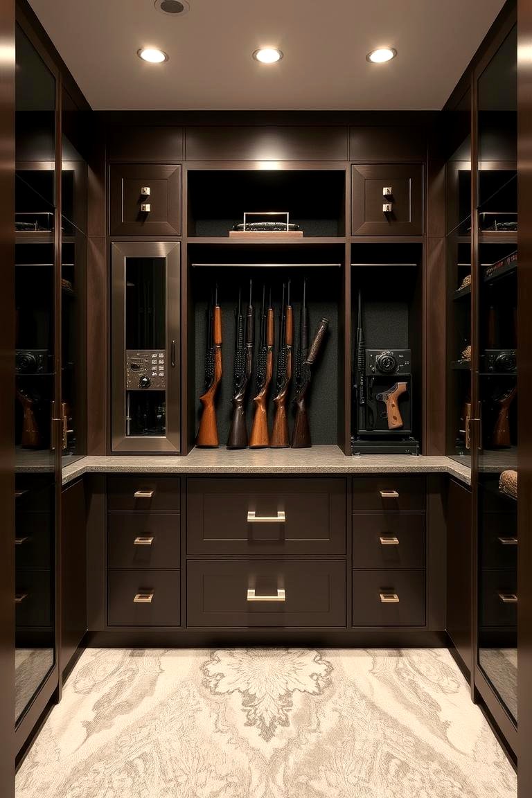 22 Secure Man Cave Gun Room Ideas for Responsible Storage - Lost At E Minor