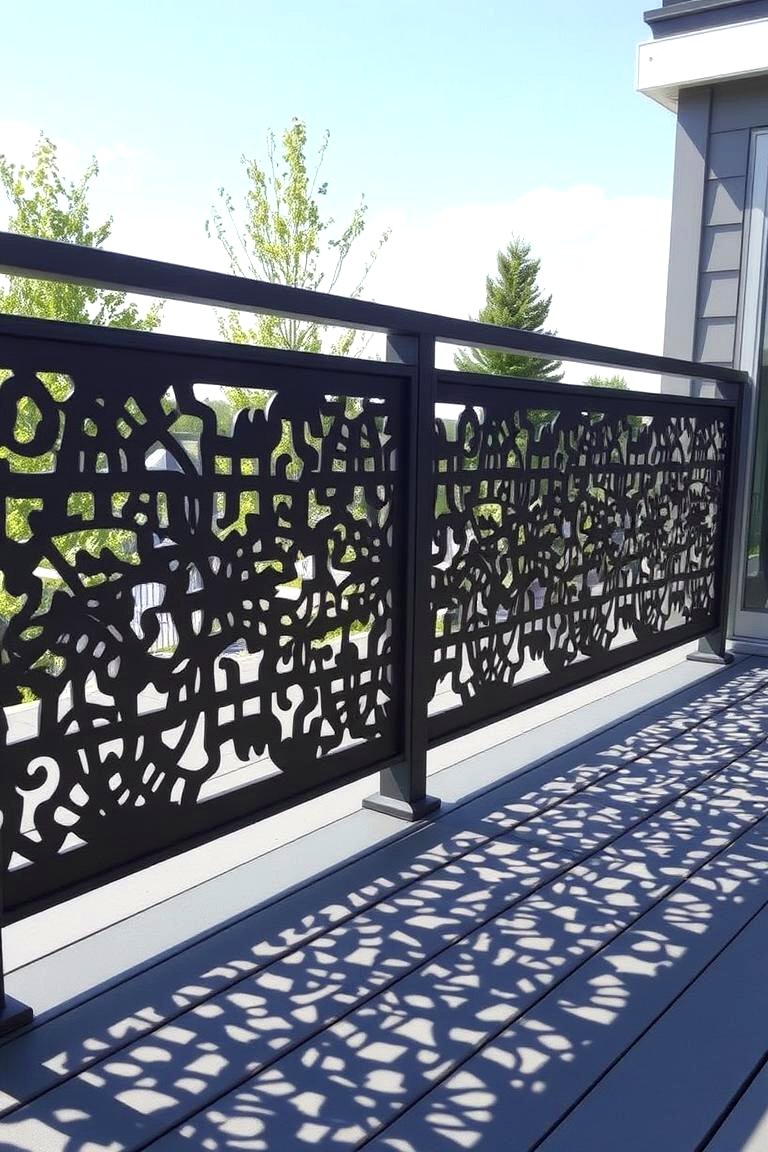 22 Stylish Deck Railing Ideas to Elevate Your Outdoor Space - Lost At E ...