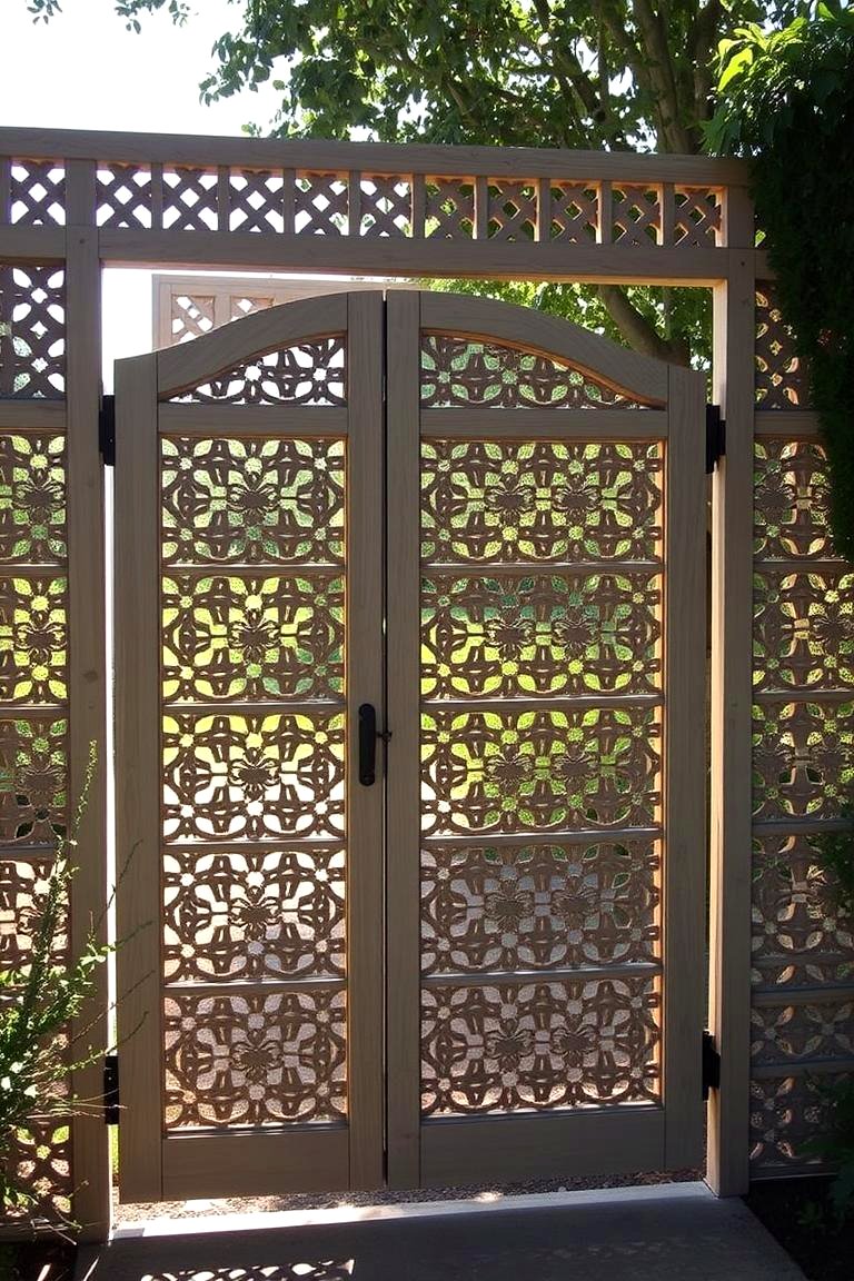 22 Creative Fence Gate Ideas to Enhance Your Outdoor Space - Lost At E ...