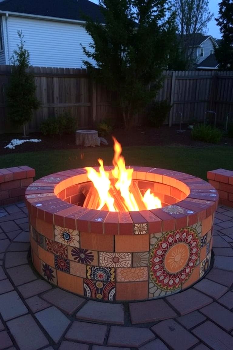 22 Brick Fire Pit Ideas for Year-Round Outdoor Gatherings - Lost At E Minor