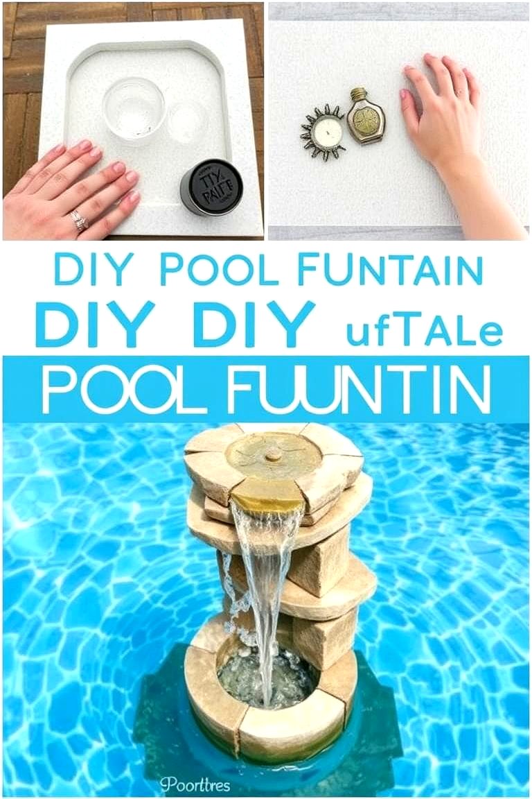 22 Elegant Pool Fountain Ideas for a Serene Outdoor Oasis - Lost At E Minor