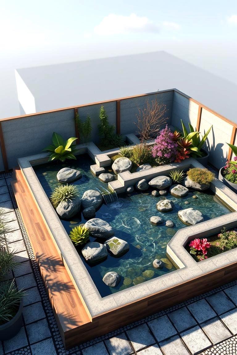22 Raised Garden Pond Designs for Water Features - Lost At E Minor