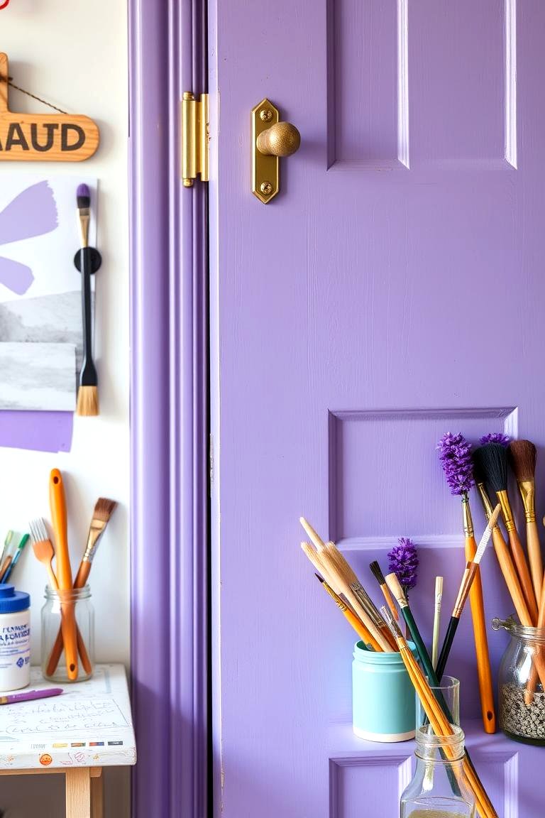 22 Lavender Front Door Designs for a Welcoming Entrance - Lost At E Minor