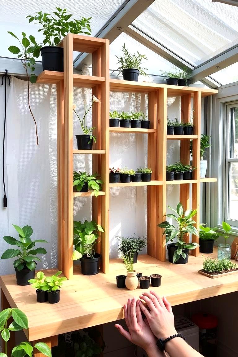 22 Greenhouse Shelving Ideas for Organized Plant Displays - SavePini