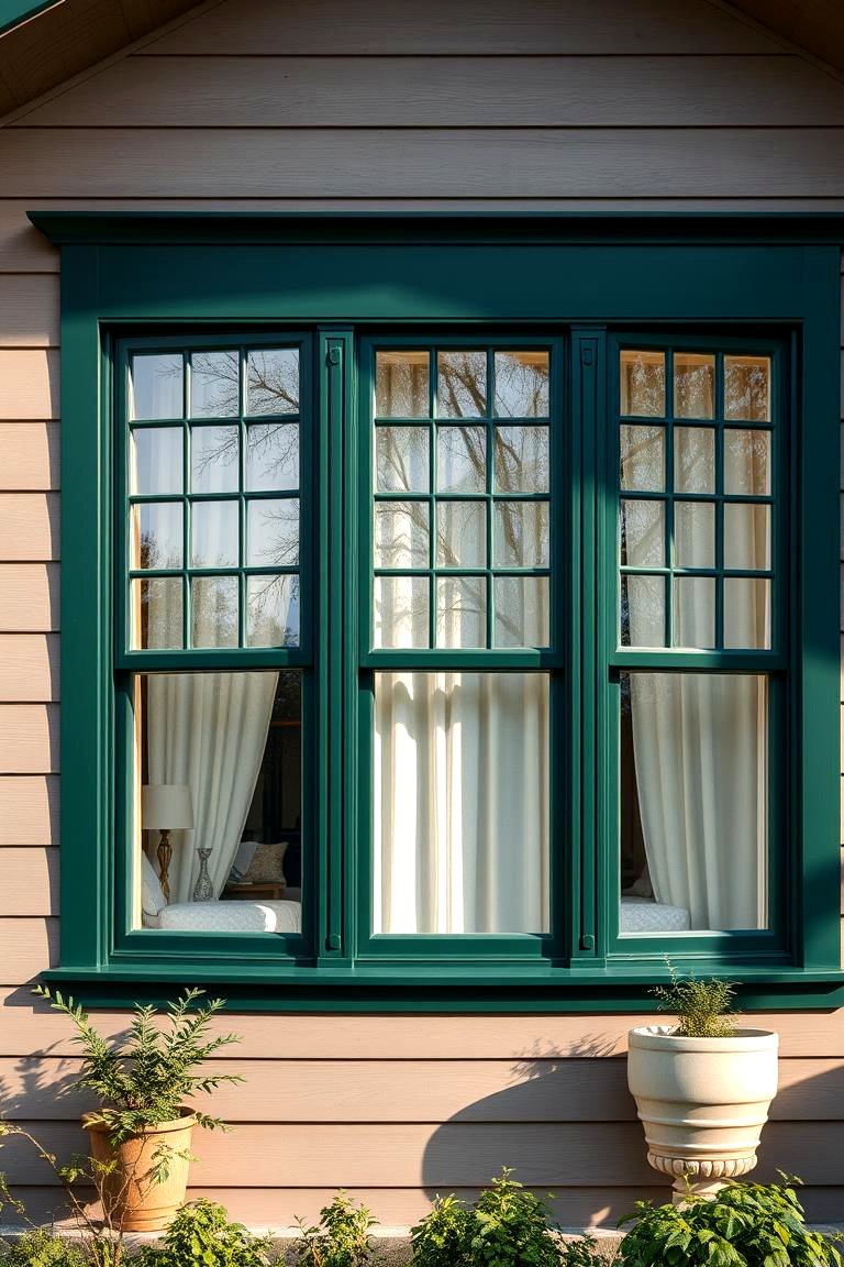 22 Dark Green Exterior Ideas to Elevate Your Home's Look - Lost At E Minor