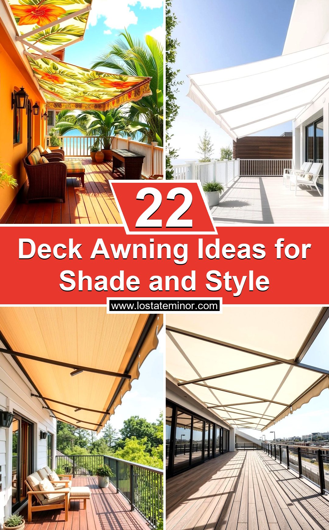 22 Deck Awning Ideas for Shade and Style - Lost At E Minor