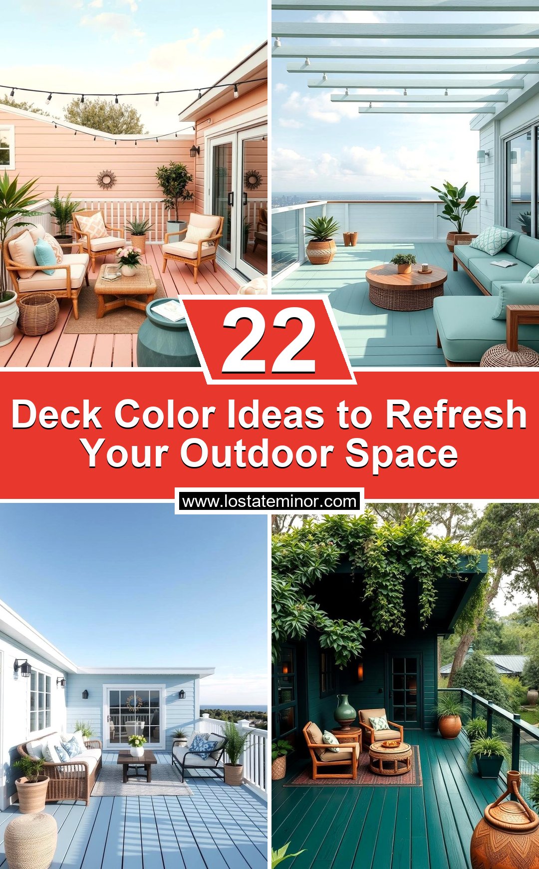 22 Deck Color Ideas to Refresh Your Outdoor Space - Lost At E Minor