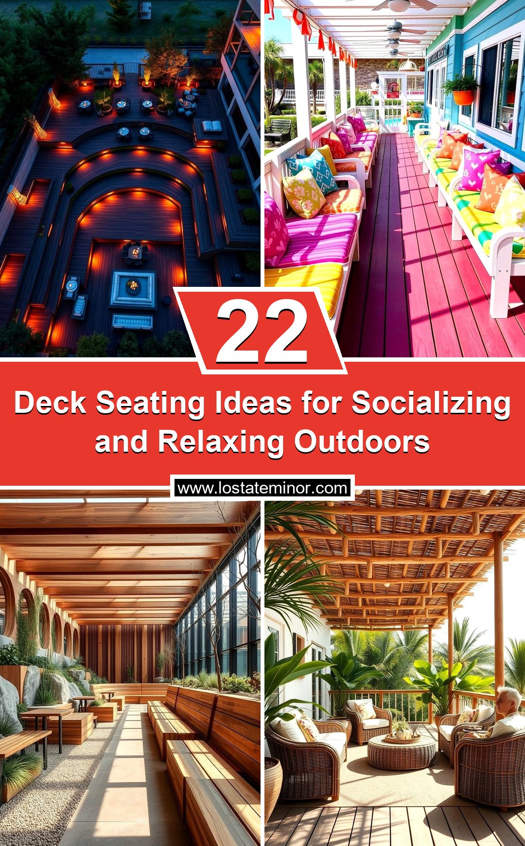 22 Deck Seating Ideas for Socializing and Relaxing Outdoors - Lost At E ...