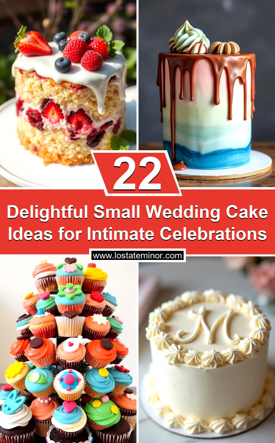22 Delightful Small Wedding Cake Ideas for Intimate Celebrations - Lost ...