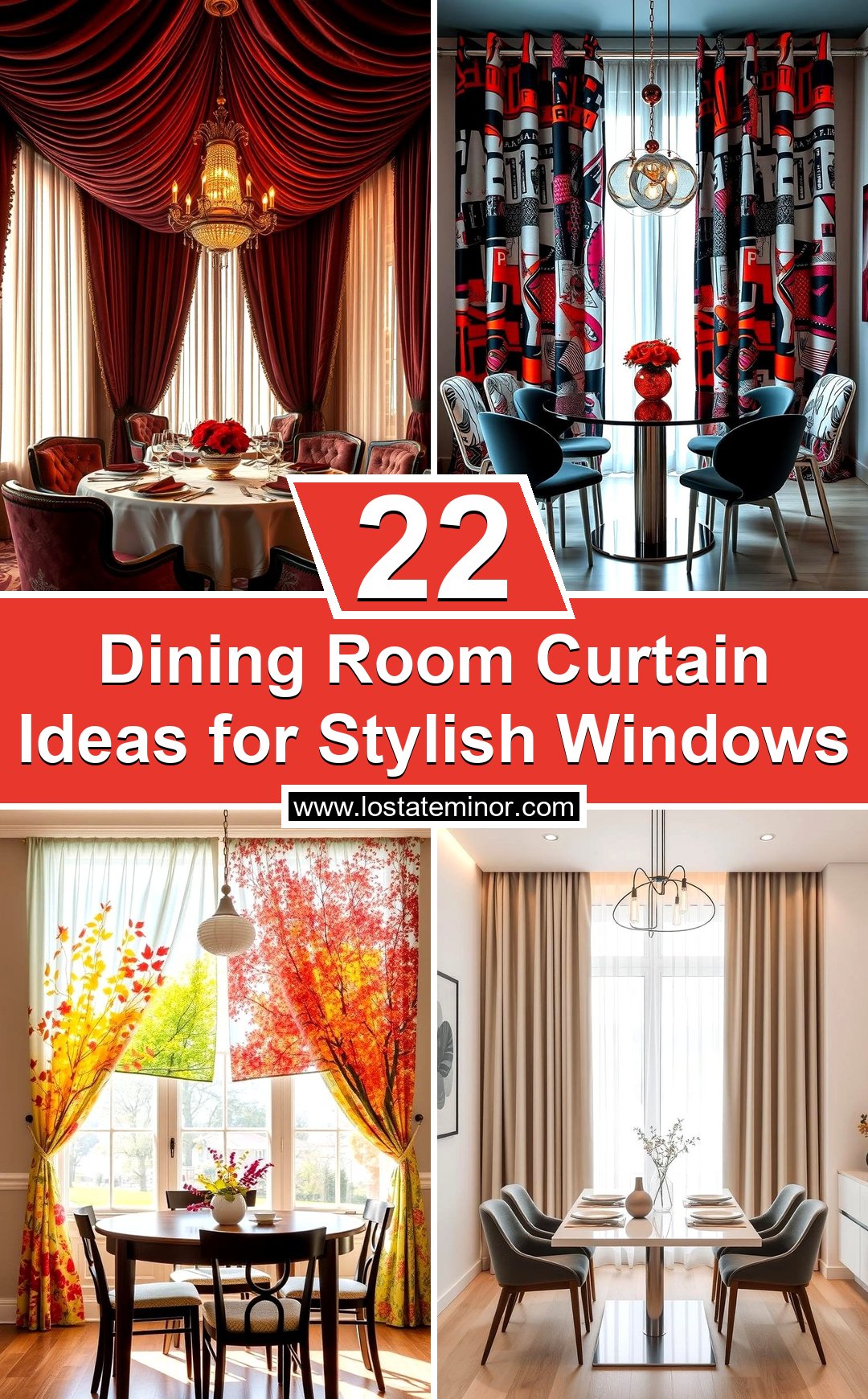 22 Dining Room Curtain Ideas for Stylish Windows - Lost At E Minor