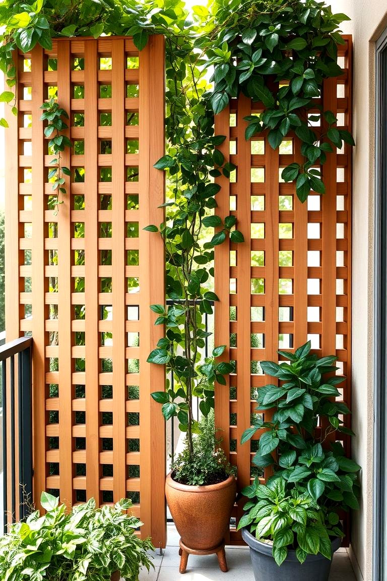 22 Balcony Trellis Ideas for Vertical Garden Lovers - Lost At E Minor