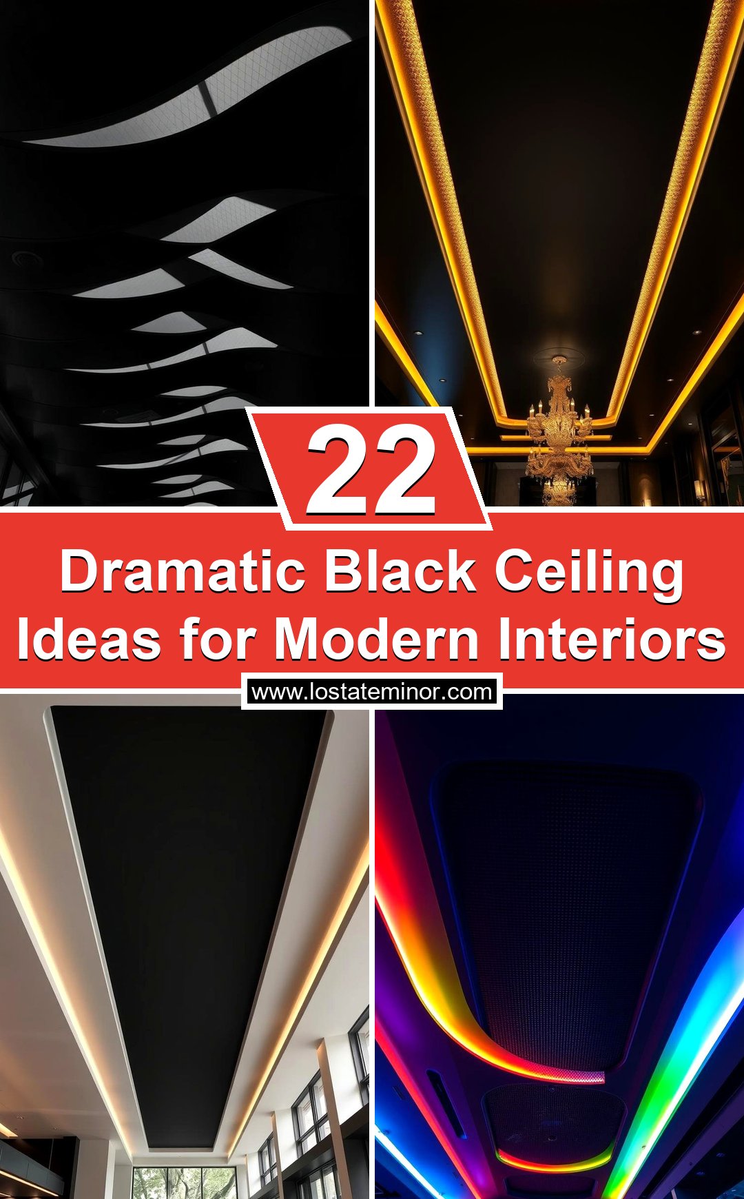 22 Dramatic Black Ceiling Ideas for Modern Interiors - Lost At E Minor