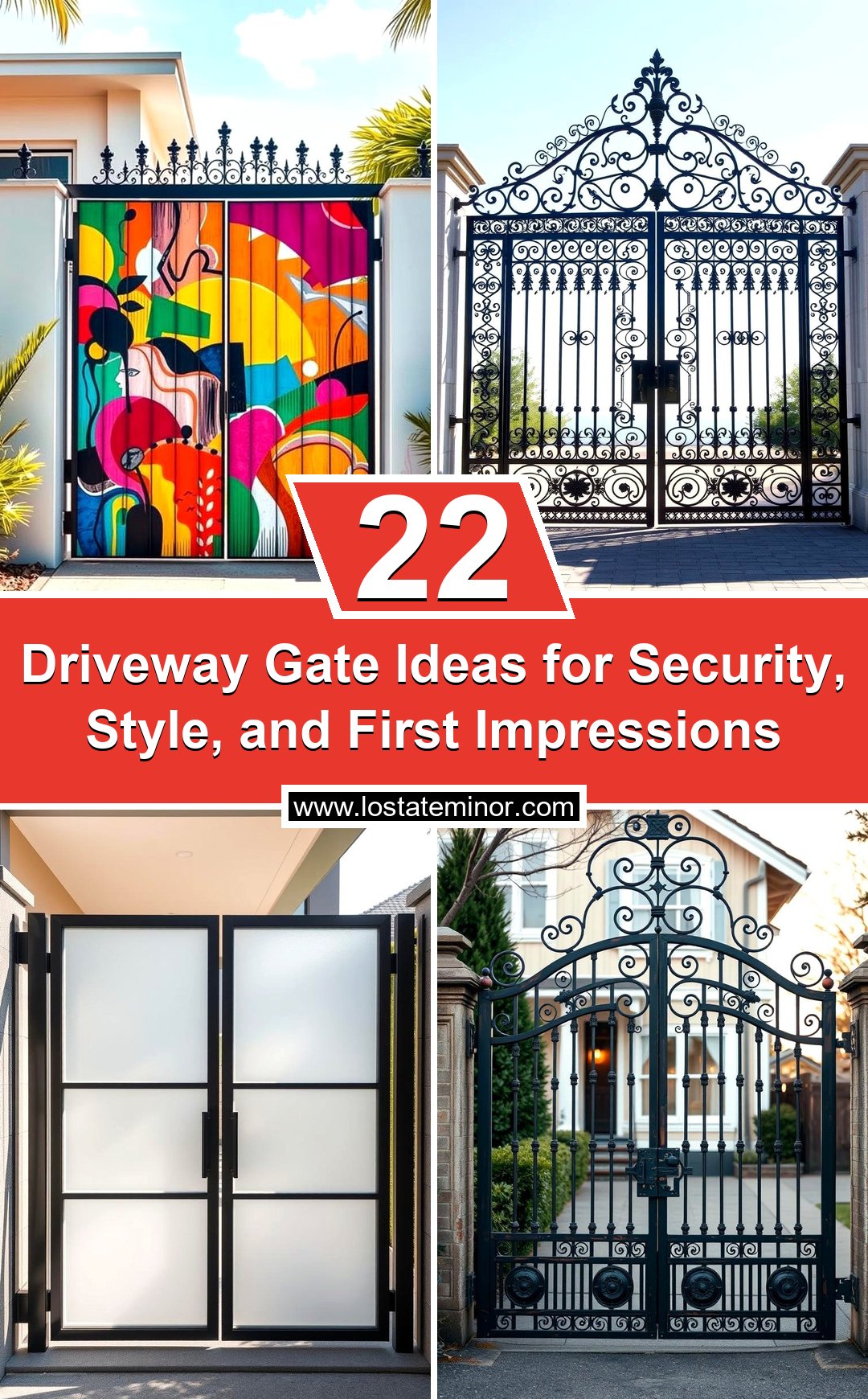 22 Driveway Gate Ideas for Security, Style, and First Impressions ...