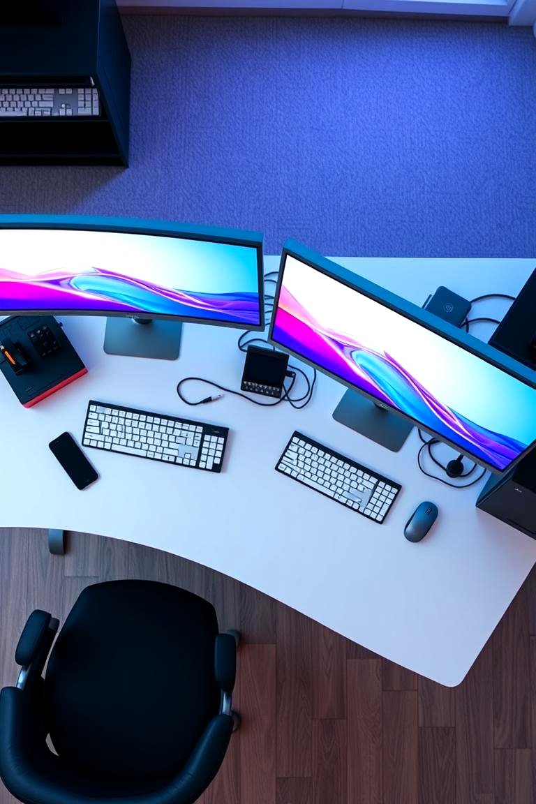 22 All White Gaming Setup Ideas for a Sleek Modern Look - Lost At E Minor