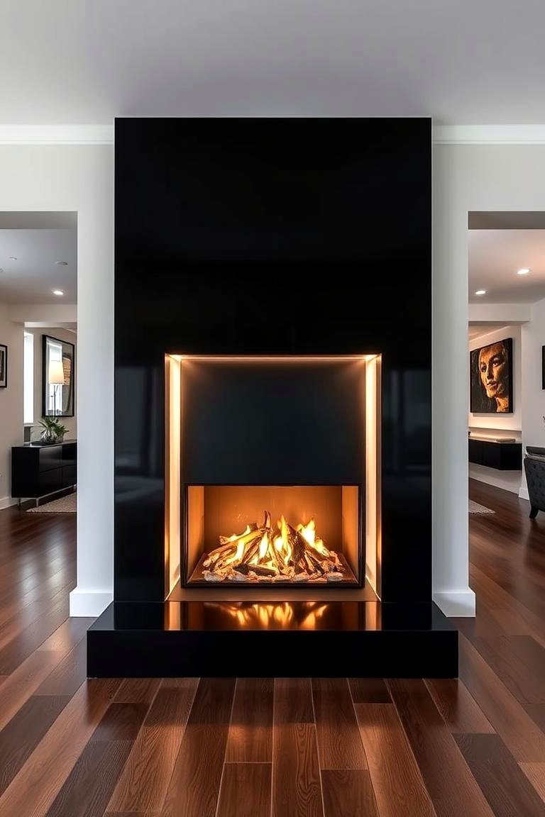 22 Bold Black Fireplace Design Ideas for Any Room - Lost At E Minor