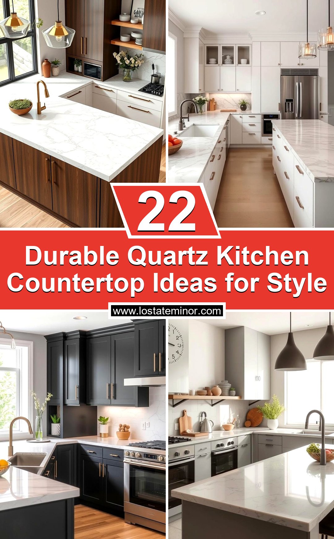 22 Durable Quartz Kitchen Countertop Ideas for Style - Lost At E Minor