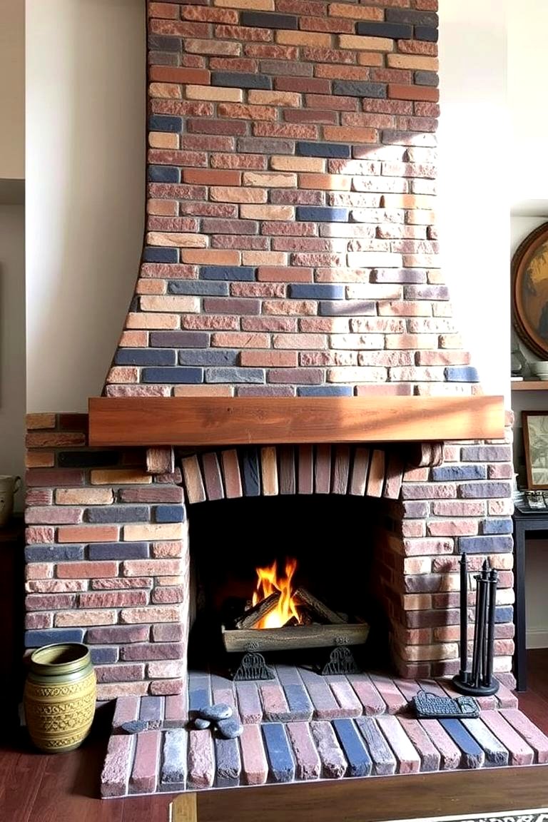 22 Brick Fireplace Ideas to Anchor Your Living Room Design - Lost At E ...