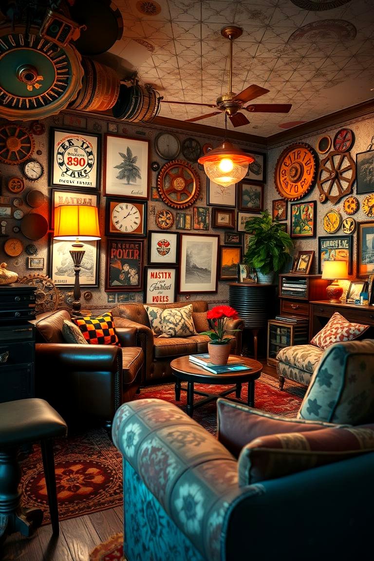 22 Steampunk Living Room Decor Ideas for Industrial Chic Style - Lost ...