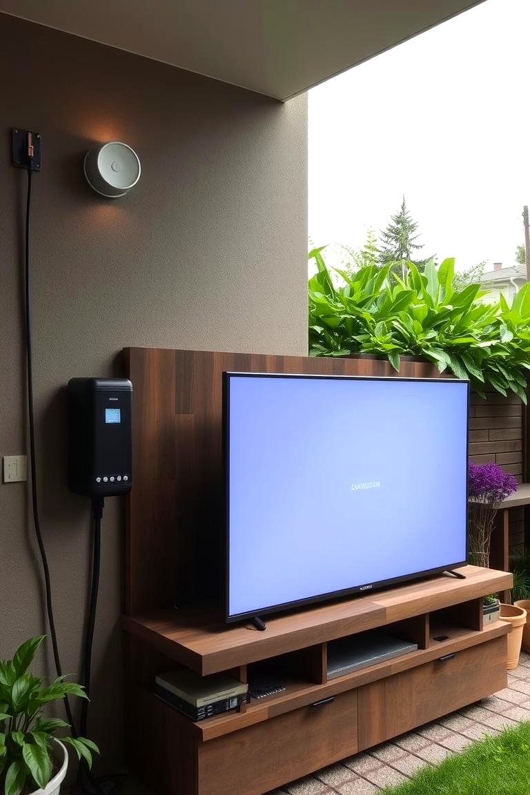 22 Outdoor TV Ideas for Ultimate Backyard Entertainment - Lost At E Minor