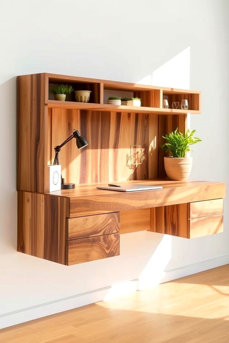 22 Floating Desk Ideas for Compact Home Office Solutions - Lost At E Minor