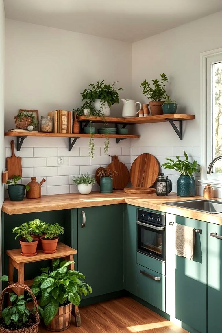 22 Forest Green Kitchen Ideas to Refresh Your Space - Lost At E Minor