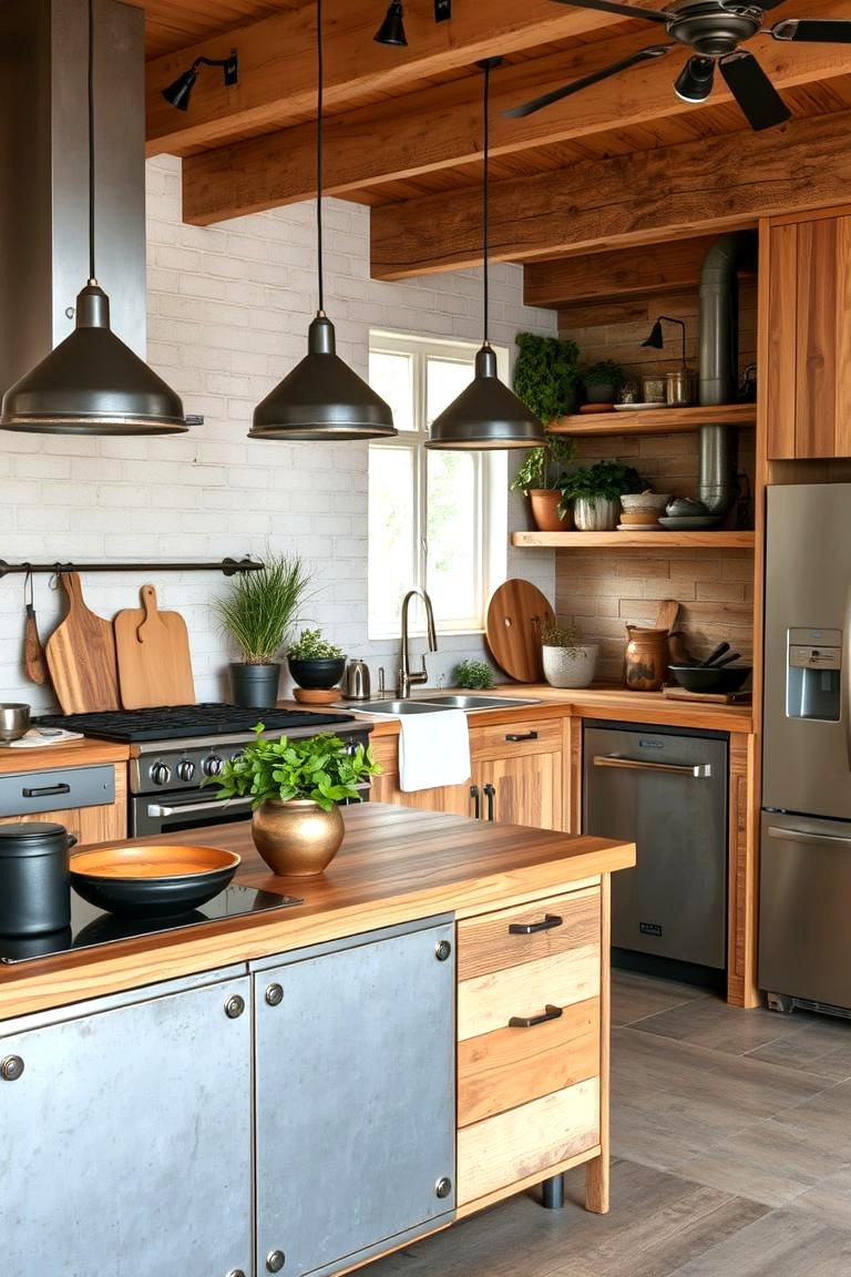 Industrial Kitchen Ideas with Utilitarian Style & Function - Lost At E ...