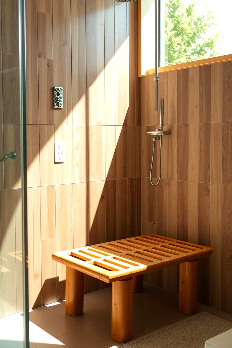 22 Shower Bench Ideas for Comfortable Bathing Spaces - Lost At E Minor