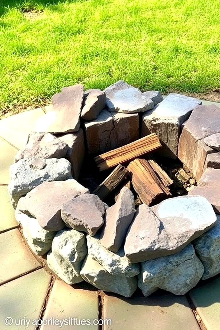 22 Stunning Rock Fire Pit Ideas for Outdoor Gatherings - Lost At E Minor