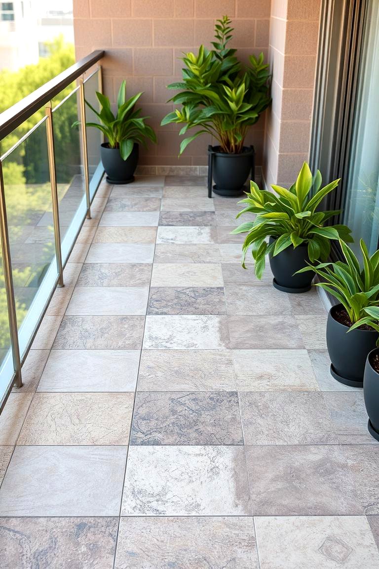 22 Balcony Tile Ideas to Refresh Your Outdoor Space - Lost At E Minor