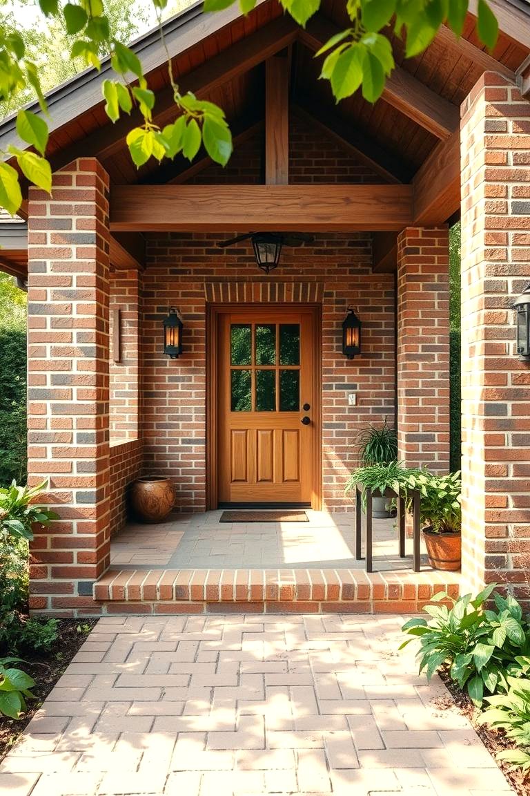 22 Brick Porch Ideas to Create a Welcoming Entryway - Lost At E Minor
