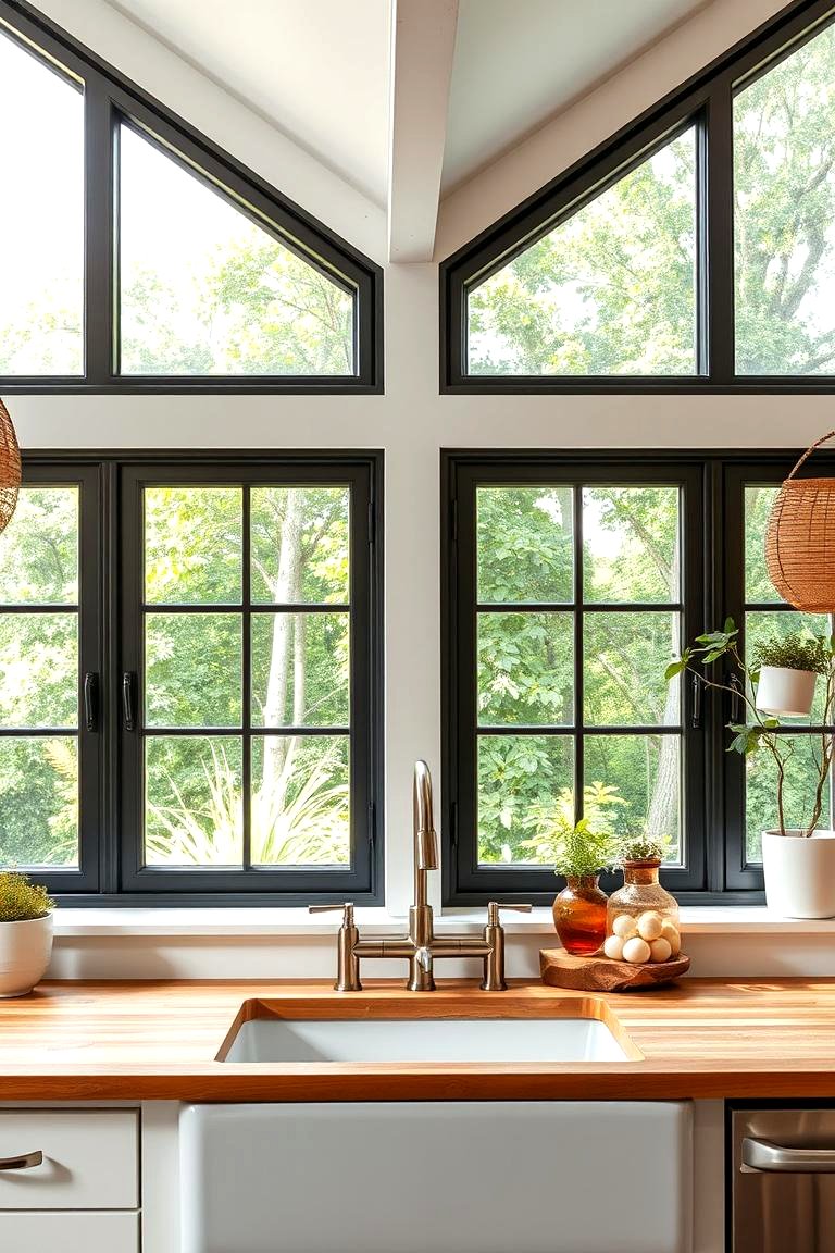22 Inspiring Kitchen Window Ideas Over Sink for Natural Light - Lost At ...