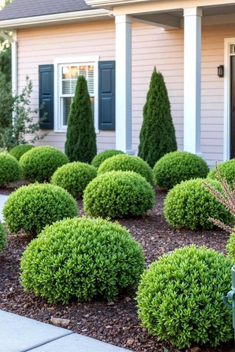 22 Elegant Front Yard Boxwood Designs for Timeless Curb Appeal - Lost ...