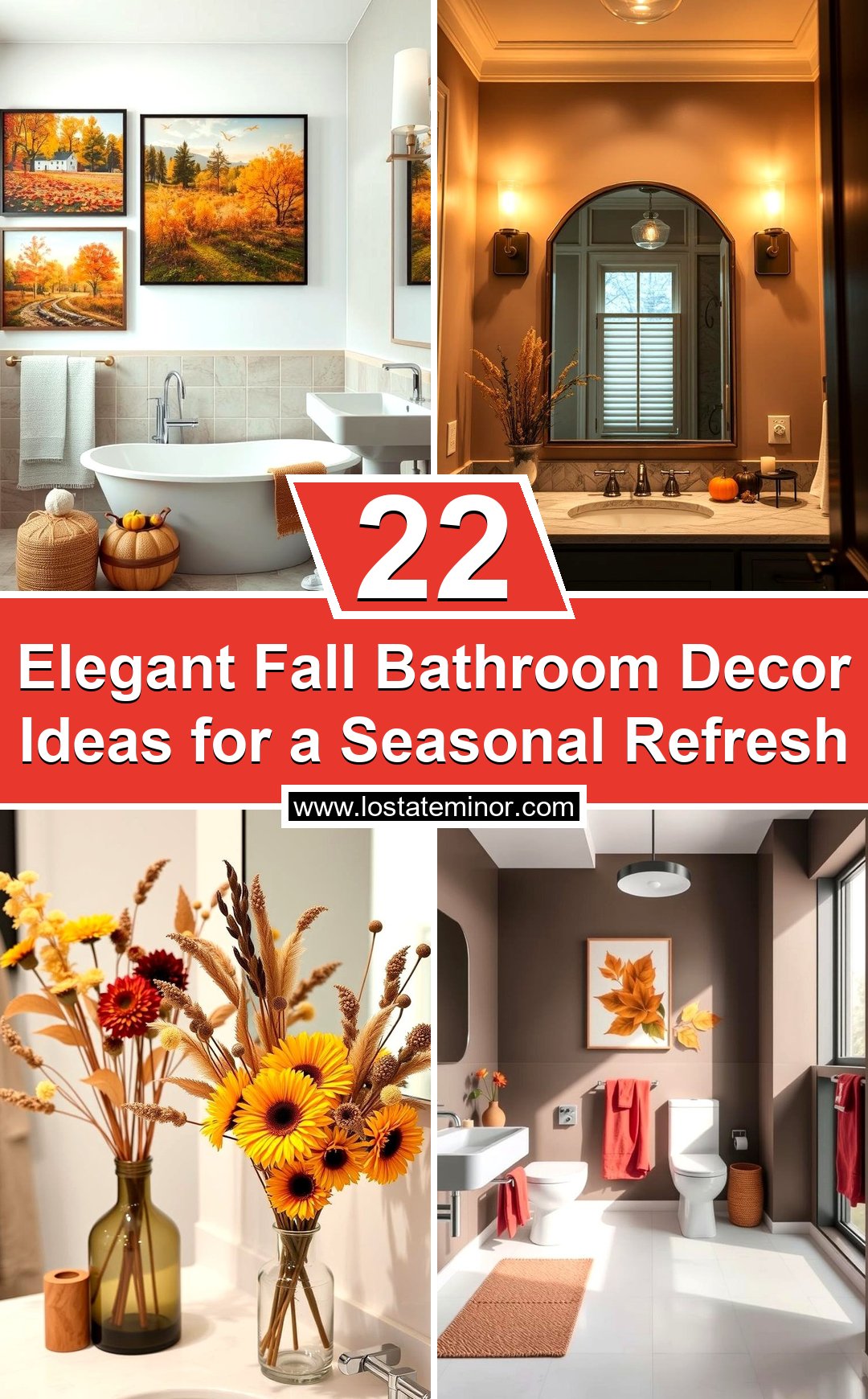 22 Elegant Fall Bathroom Decor Ideas for a Seasonal Refresh - Lost At E ...