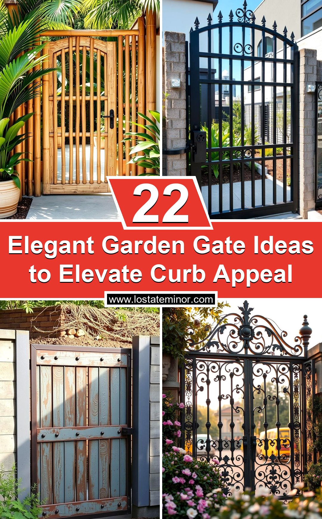 22 Elegant Garden Gate Ideas to Elevate Curb Appeal - Lost At E Minor
