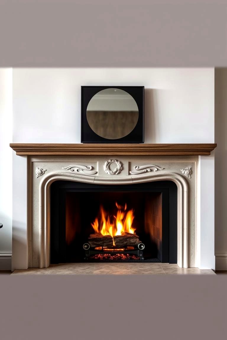 22 French Country Fireplace Design Inspirations - Lost At E Minor