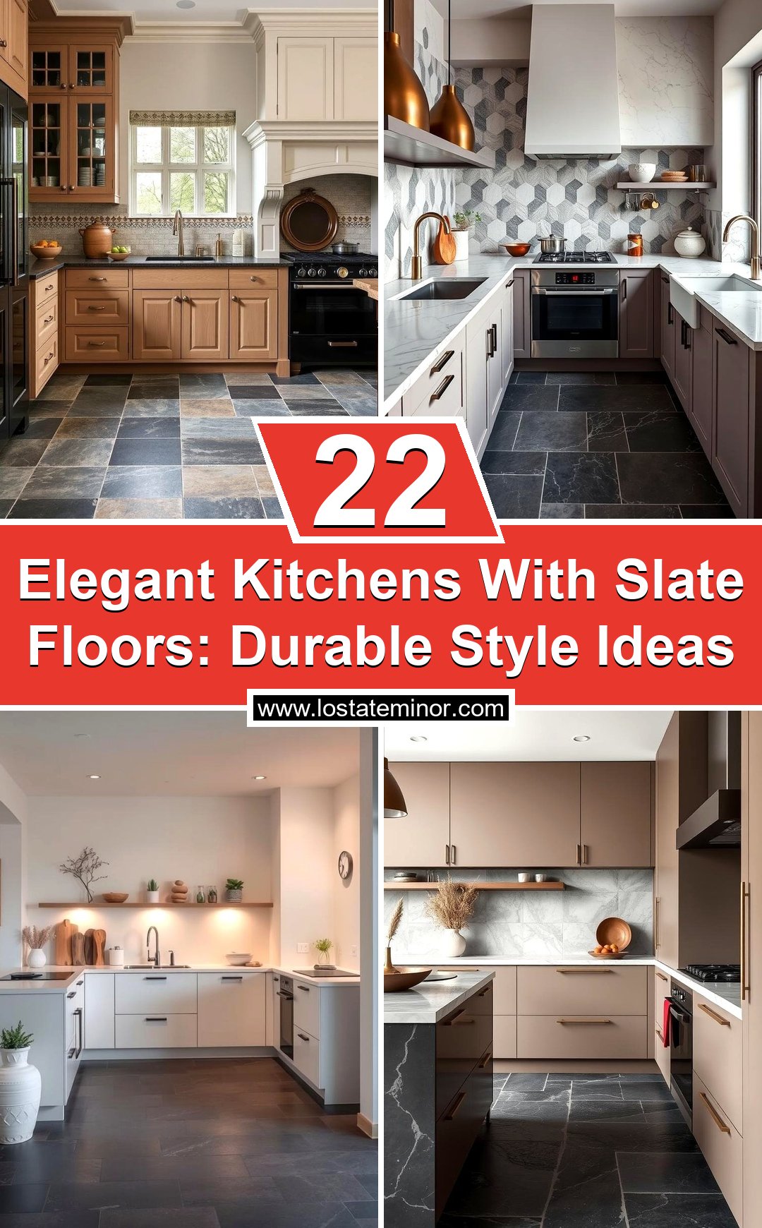 22 Elegant Kitchens With Slate Floors: Durable Style Ideas - Lost At E ...