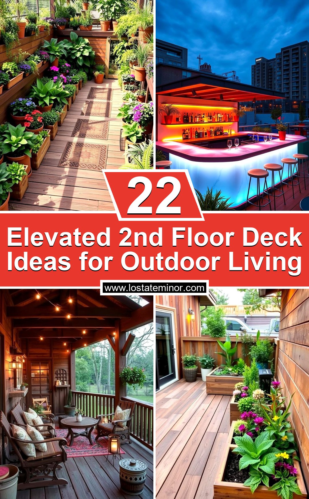22 Elevated 2nd Floor Deck Ideas for Outdoor Living - Lost At E Minor