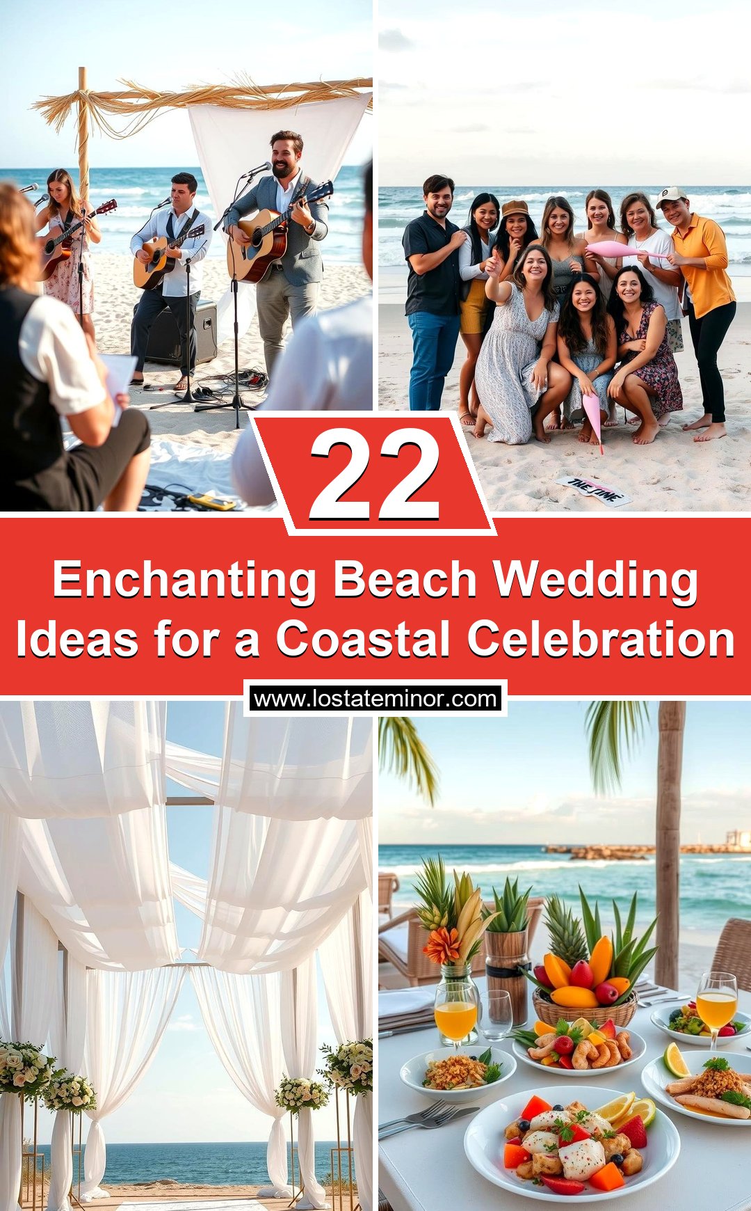 22 Enchanting Beach Wedding Ideas for a Coastal Celebration - Lost At E ...