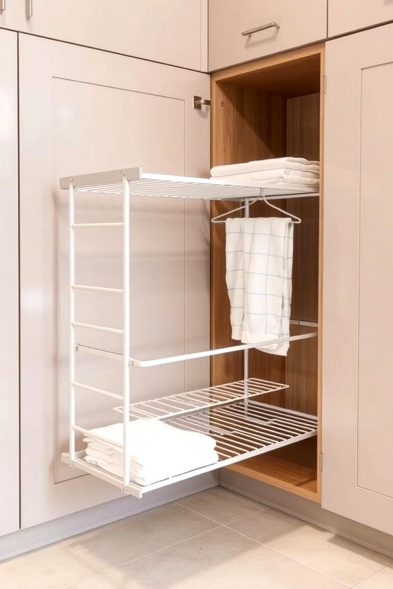 22 Space-Saving Laundry Room Drying Rack Solutions - Lost At E Minor