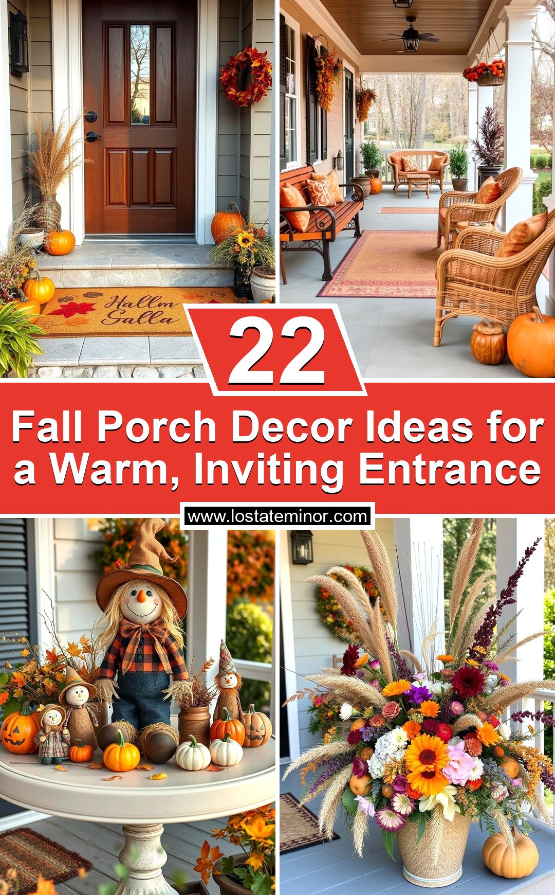 22 Fall Porch Decor Ideas for a Warm, Inviting Entrance - Lost At E Minor