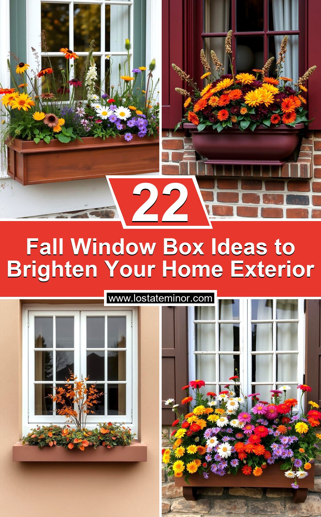 22 Fall Window Box Ideas to Brighten Your Home Exterior - Lost At E Minor